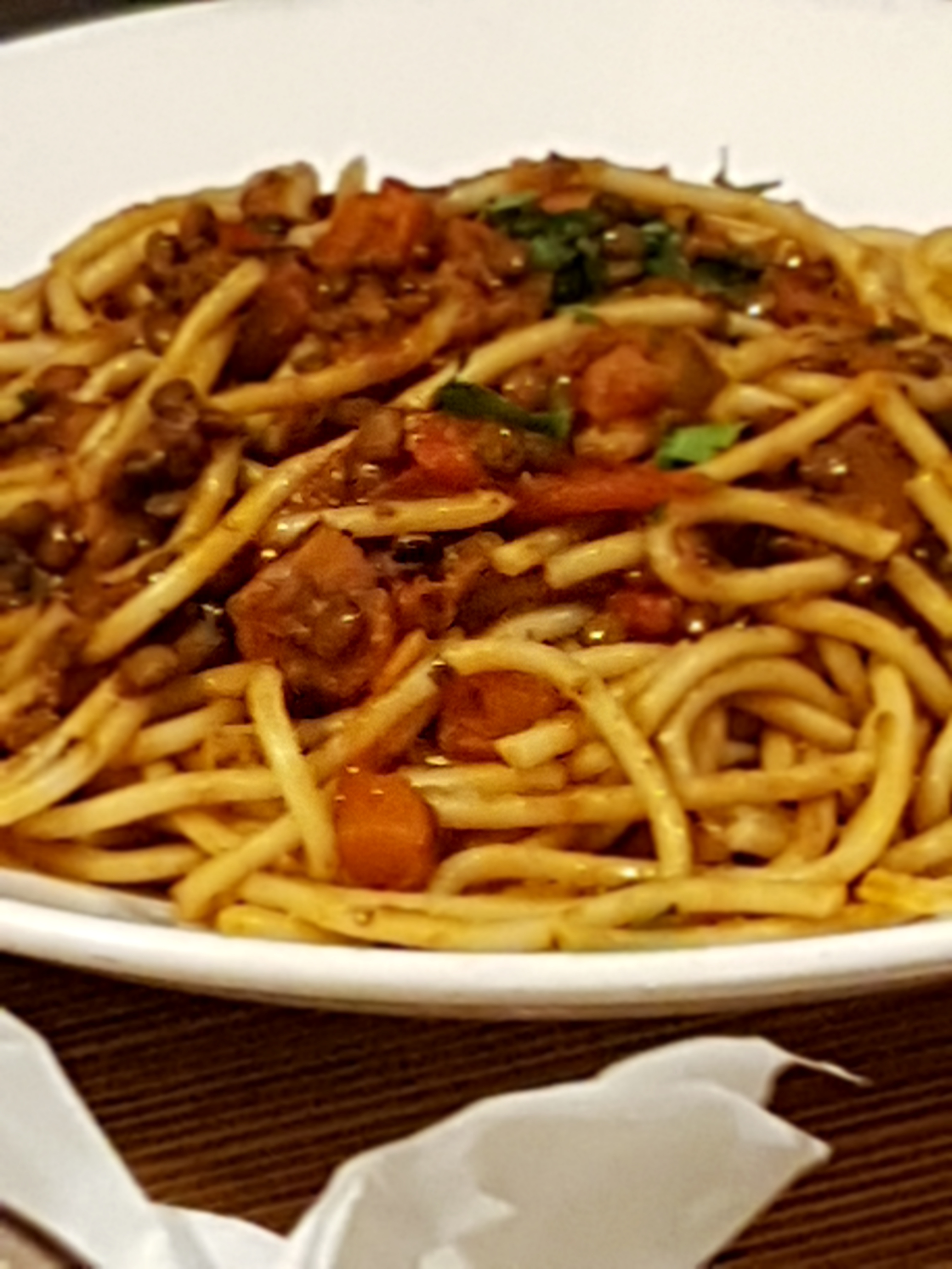 Spaghetti With Lentils in Tomato Sauce (Vegan) – John's Tastes Of Italy