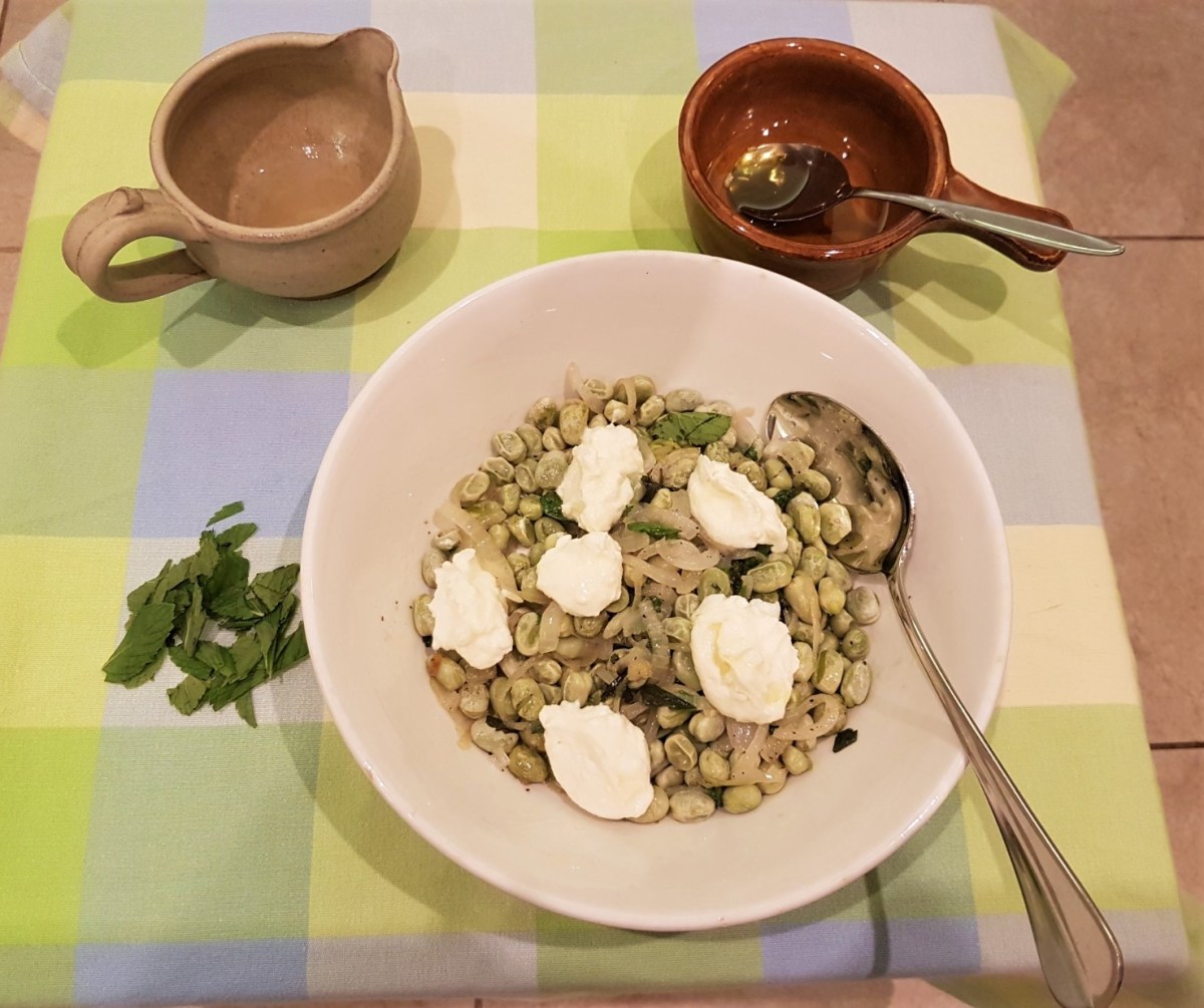 Broad Beans with Soft Ricotta Cheese / Fagioli con morbido ricotta ...